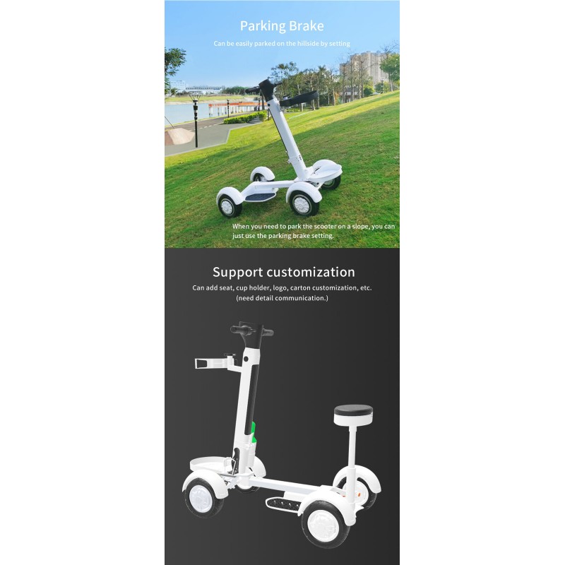 4 Wheel drive electric golf cart M12-1 swing steering